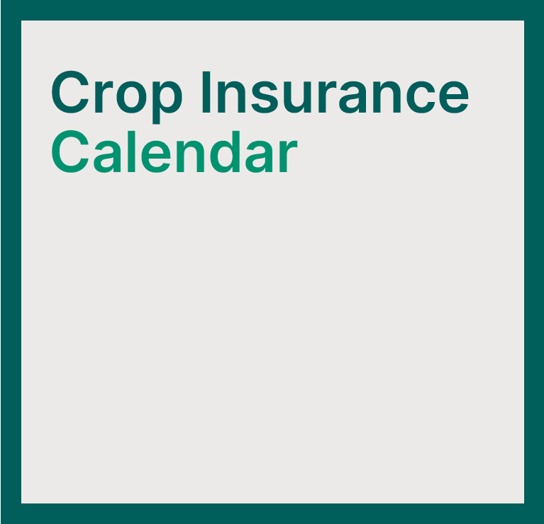 Crop Insurance Calendar: Spring 2025 | GreenStone FCS